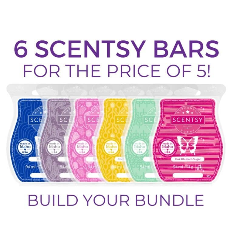 Scentsy 6 Bar Multipack, Buy 6 For The Price Of 5 - The Candle Boutique