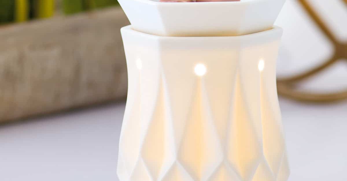 Alabaster Scentsy Warmer - The Candle Boutique - Scentsy UK Consultant