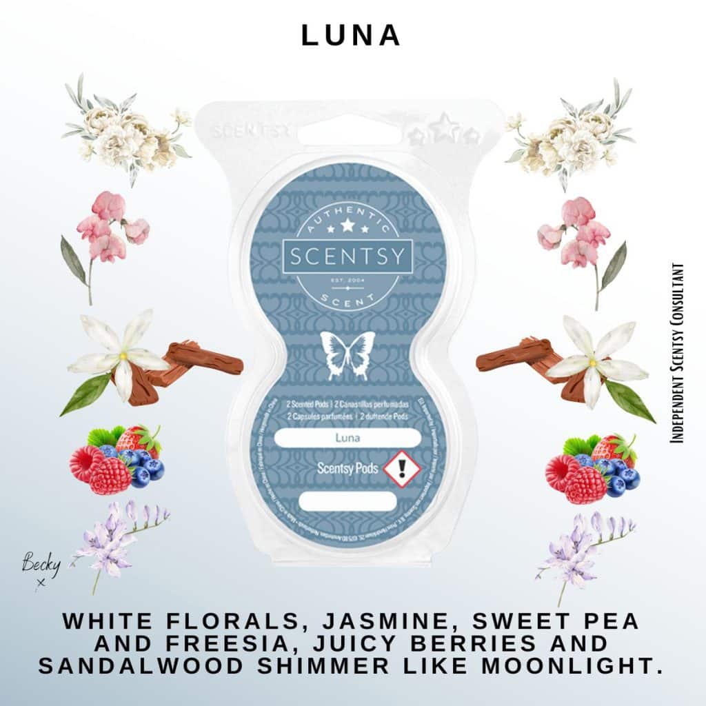 Luna Scentsy Pod Twin Pack - The Candle Boutique - Scentsy UK Consultant