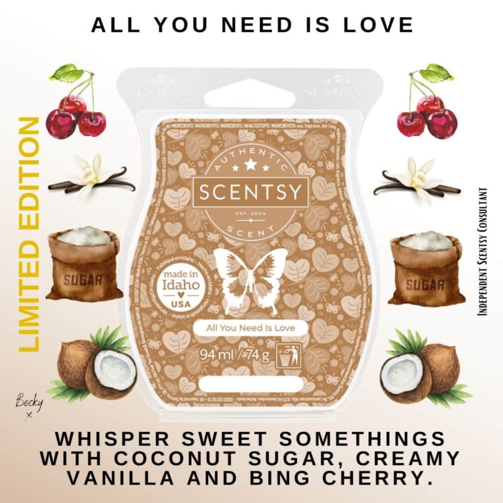 All You Need Is Love Scentsy Bar - The Candle Boutique - Scentsy UK ...