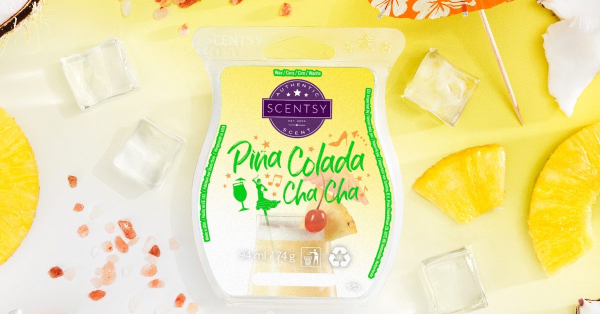 Piña Colada Cha-Cha Scentsy Bar - The Candle Boutique - Scentsy UK ...