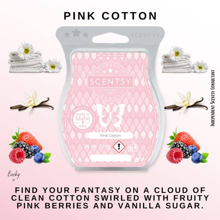 Pink Cotton Scentsy Bar - The Candle Boutique - Scentsy UK Consultant