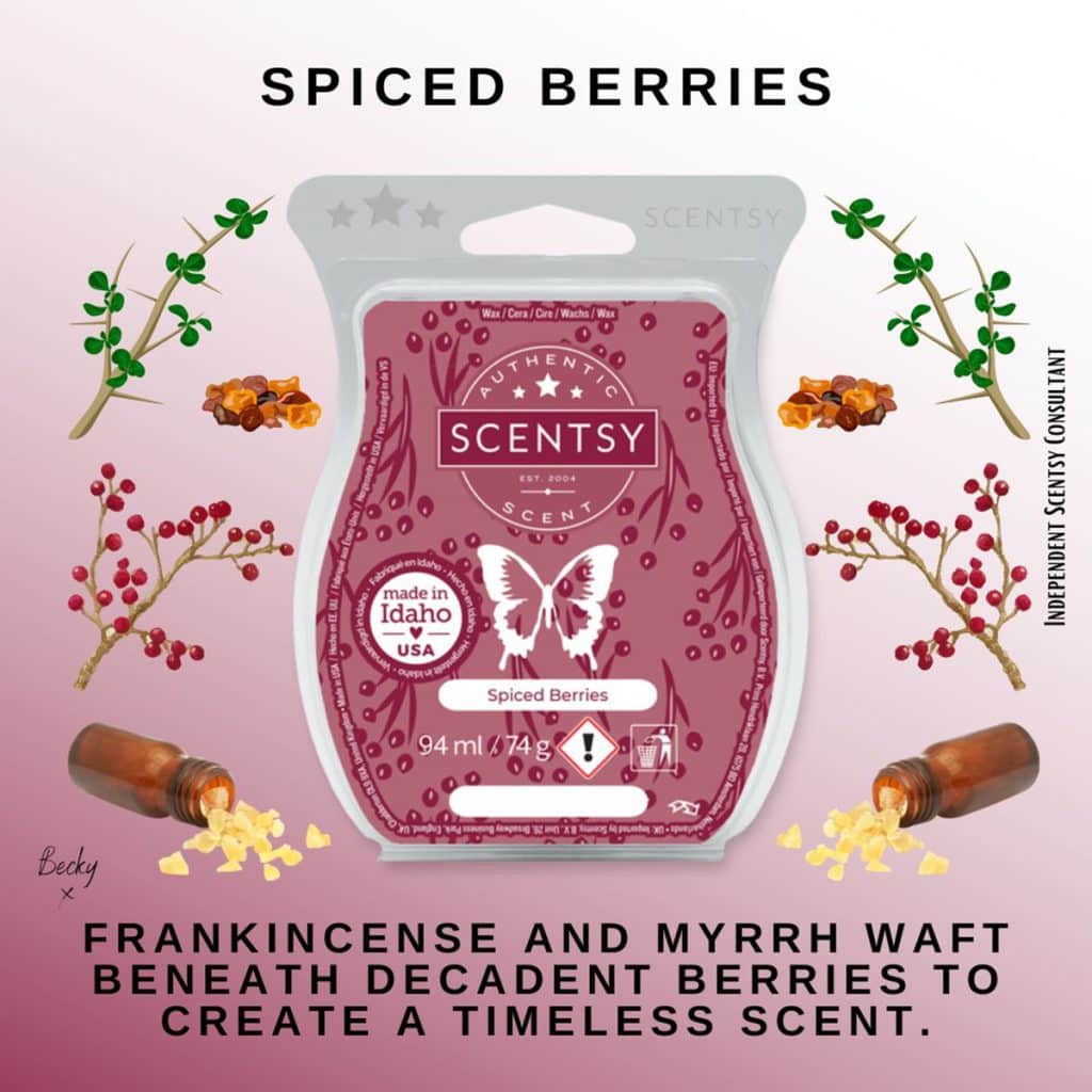 Spiced Berries Scentsy Bar - The Candle Boutique - Scentsy UK Consultant