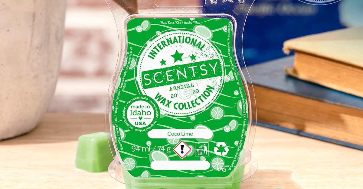 Coco Lime Scentsy Bar - The Candle Boutique - Scentsy UK Consultant