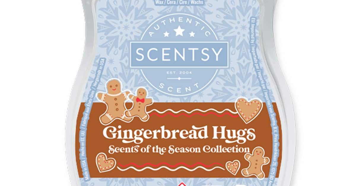 Gingerbread Hugs Scentsy Bar - The Candle Boutique - Scentsy UK Consultant