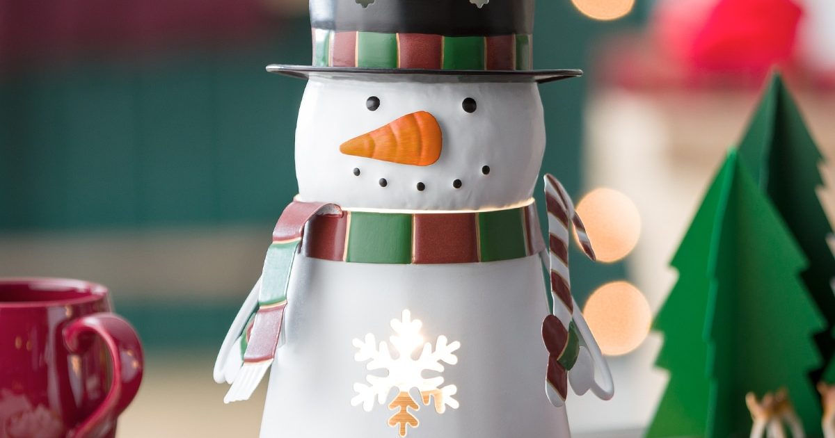 Snow Day Scentsy Warmer (Snowman) - The Candle Boutique - Scentsy UK ...
