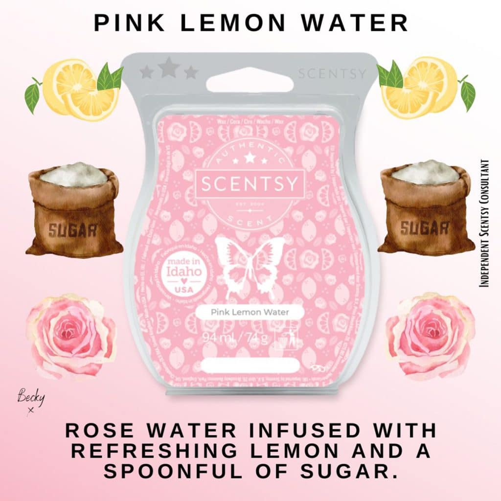 Pink Lemon Water Scentsy Bar - The Candle Boutique - Scentsy UK Consultant