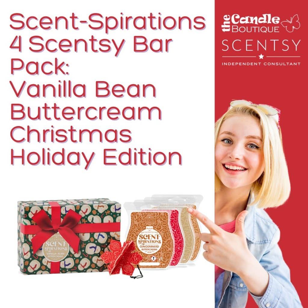 Scentsy Scent-Spirations: Vanilla Bean Buttercream Christmas Wax Bundle ...