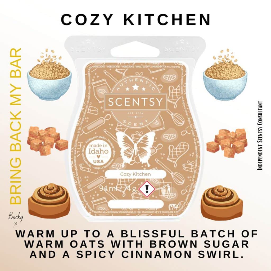 Cozy Kitchen Scentsy Bar - The Candle Boutique - Scentsy UK Consultant