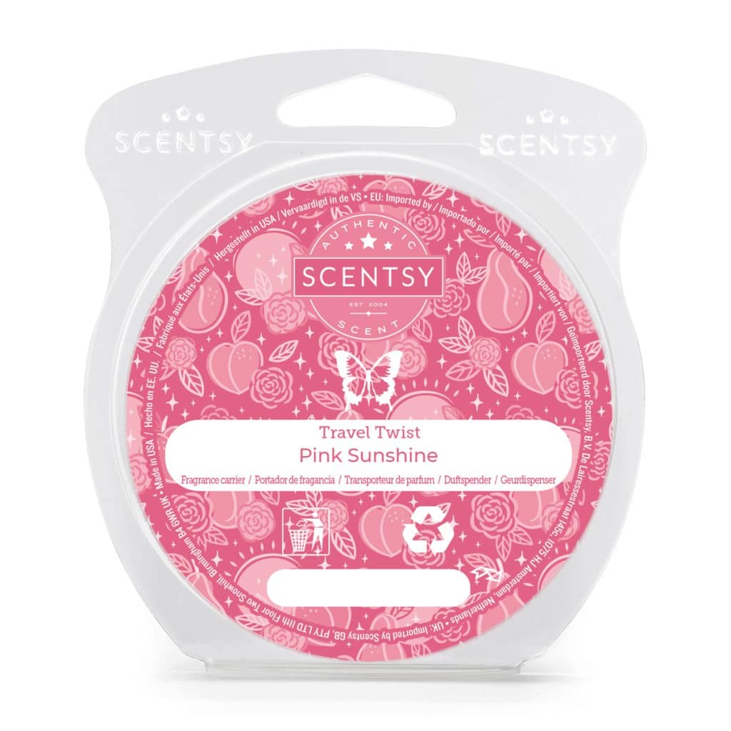 Pink Sunshine Travel Twist - The Candle Boutique - Scentsy UK Consultant