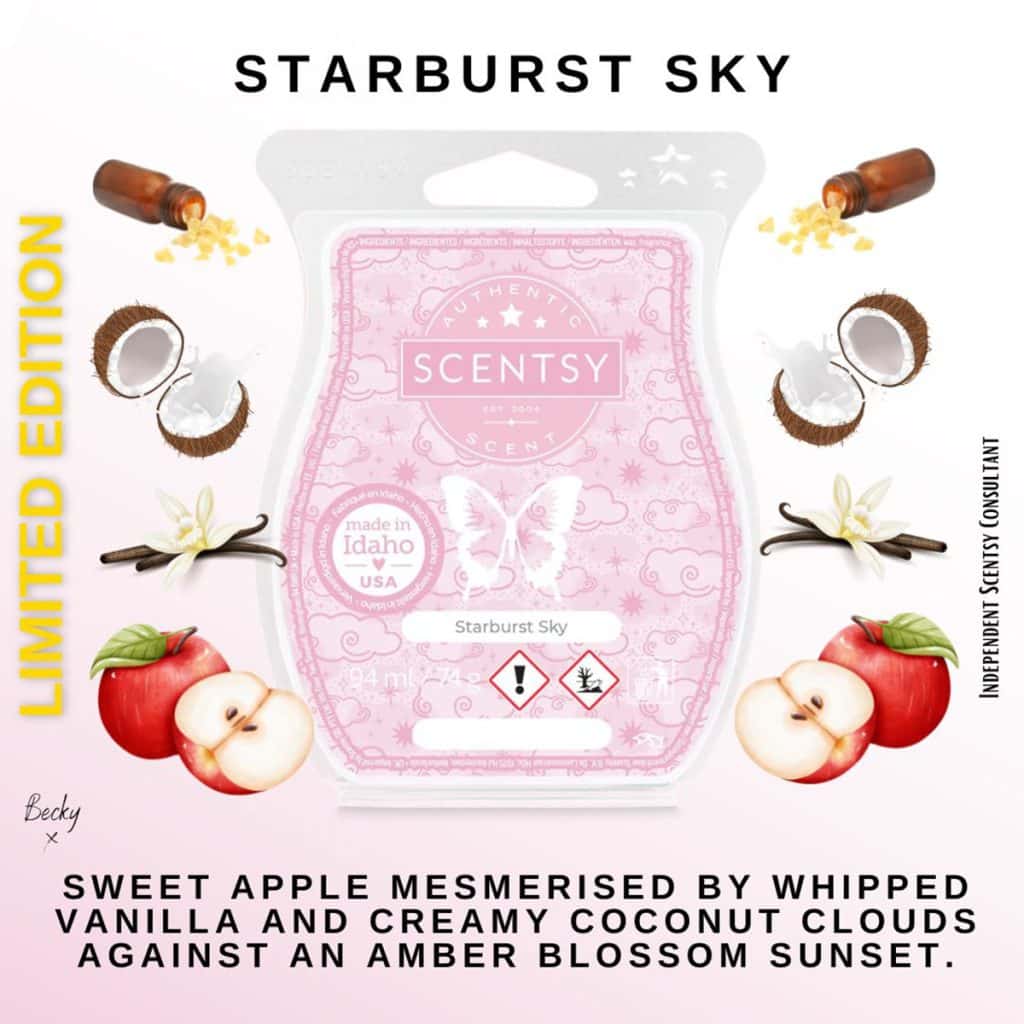 Starburst Sky Scentsy Bar - The Candle Boutique - Scentsy UK Consultant