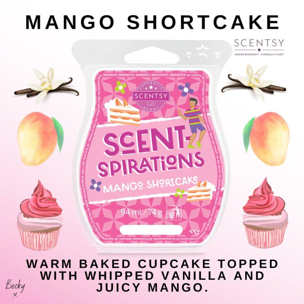 Mango Shortcake Scentsy Bar - The Candle Boutique - Scentsy UK Consultant