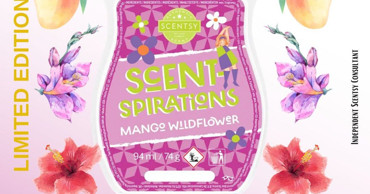 Mango Wildflower Scentsy Bar - The Candle Boutique - Scentsy UK Consultant