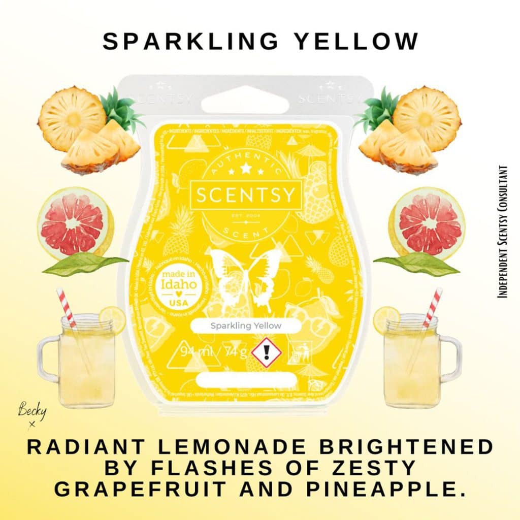 Sparkling Yellow Scentsy Bar Scentsy Product - The Candle Boutique ...