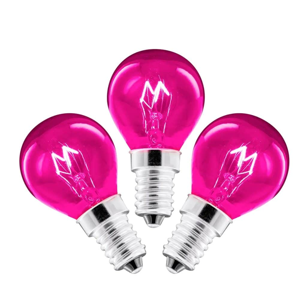 Scentsy 20 Watt Pink Light Bulbs 3-pack - The Candle Boutique - Scentsy ...