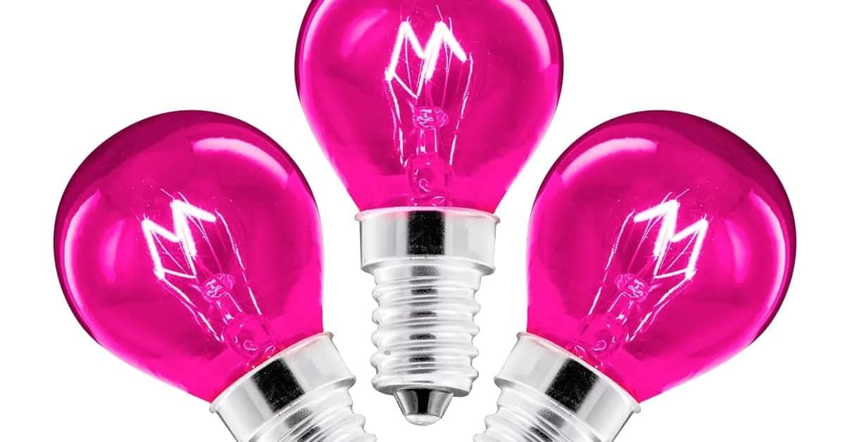 Scentsy 20 Watt Pink Light Bulbs 3-pack - The Candle Boutique - Scentsy ...