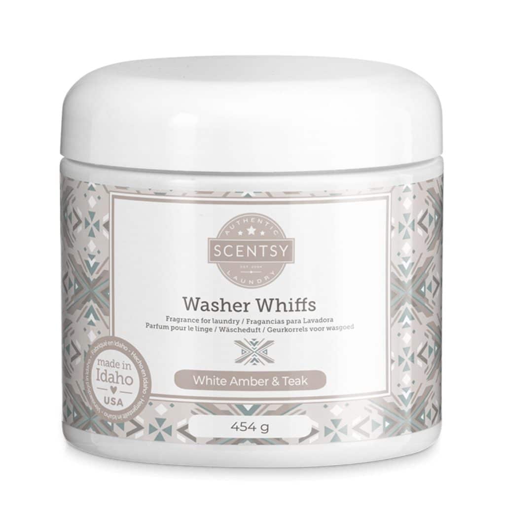 White Amber & Teak Washer Whiffs - The Candle Boutique - Scentsy UK ...