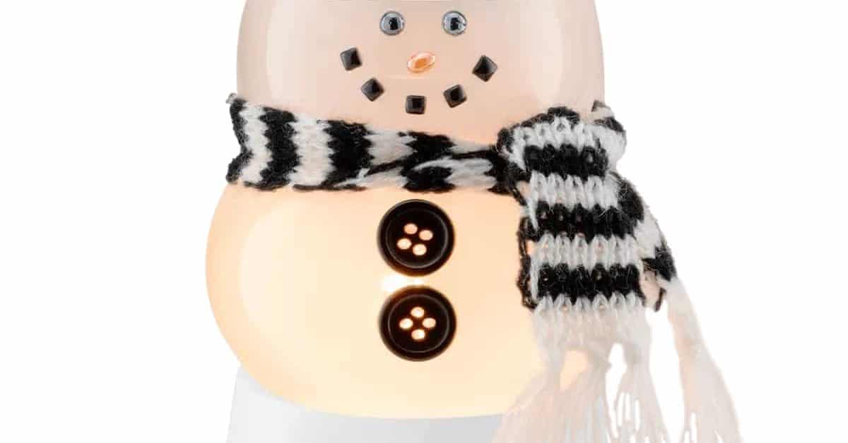 Snow Cute Scentsy Mini Warmer with Tabletop Base - The Candle Boutique ...