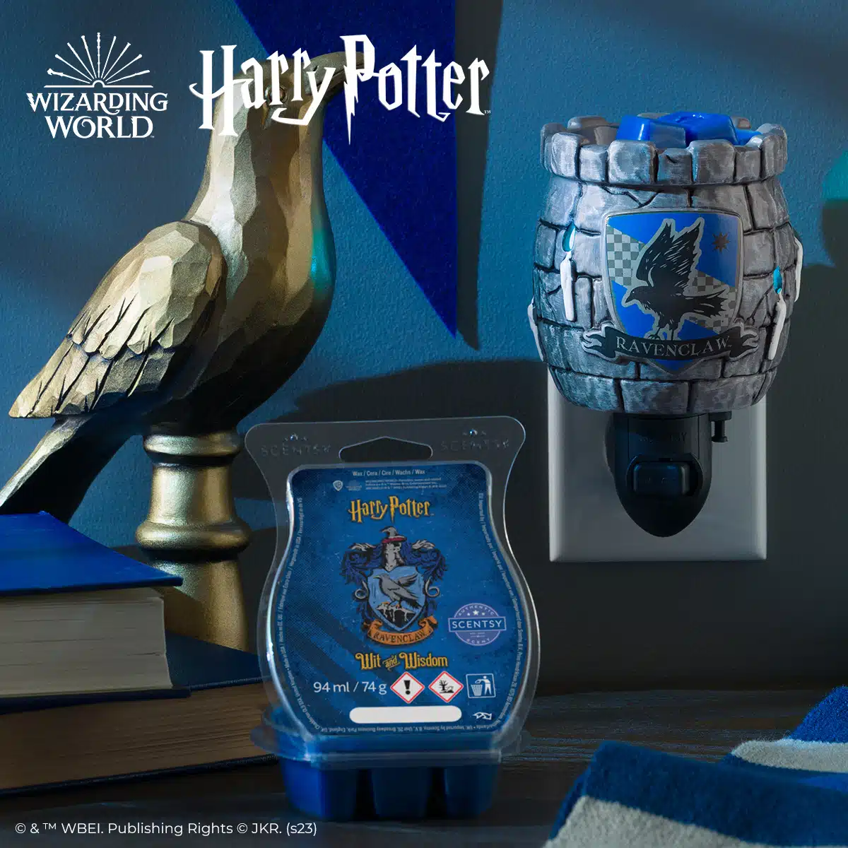 Ravenclaw™ – Scentsy Plugin Mini Warmer with 15 Watt Light Bulb - Blue ...