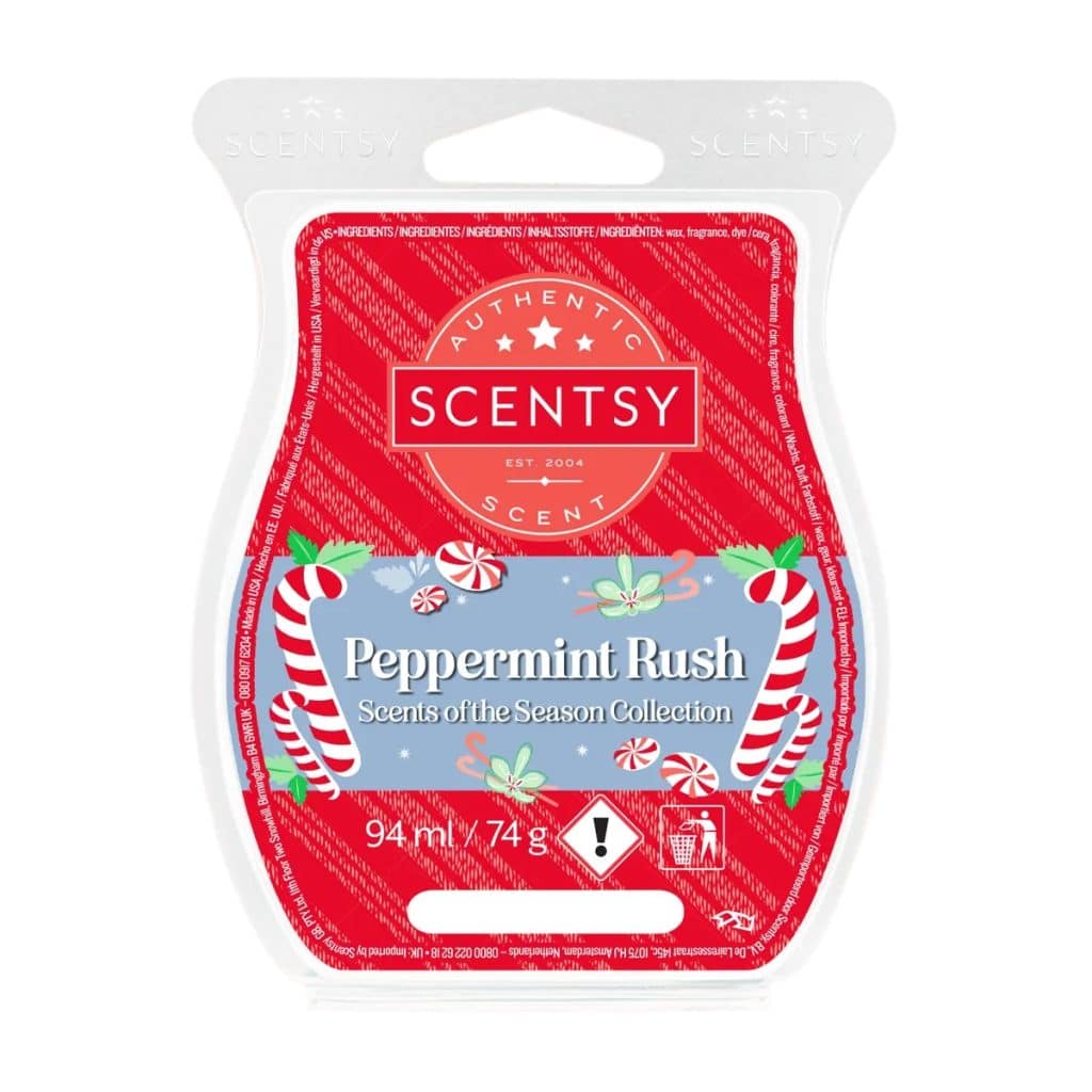Peppermint Rush Scentsy Bar - The Candle Boutique - Scentsy UK Consultant