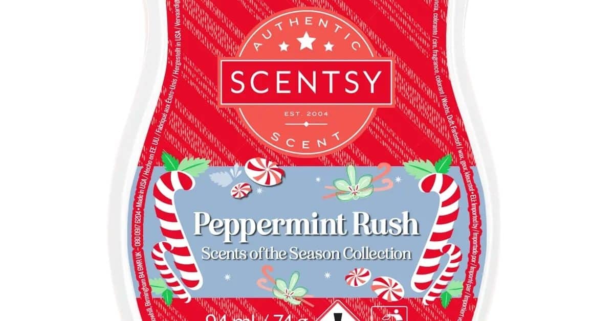 Peppermint Rush Scentsy Bar - The Candle Boutique - Scentsy UK Consultant