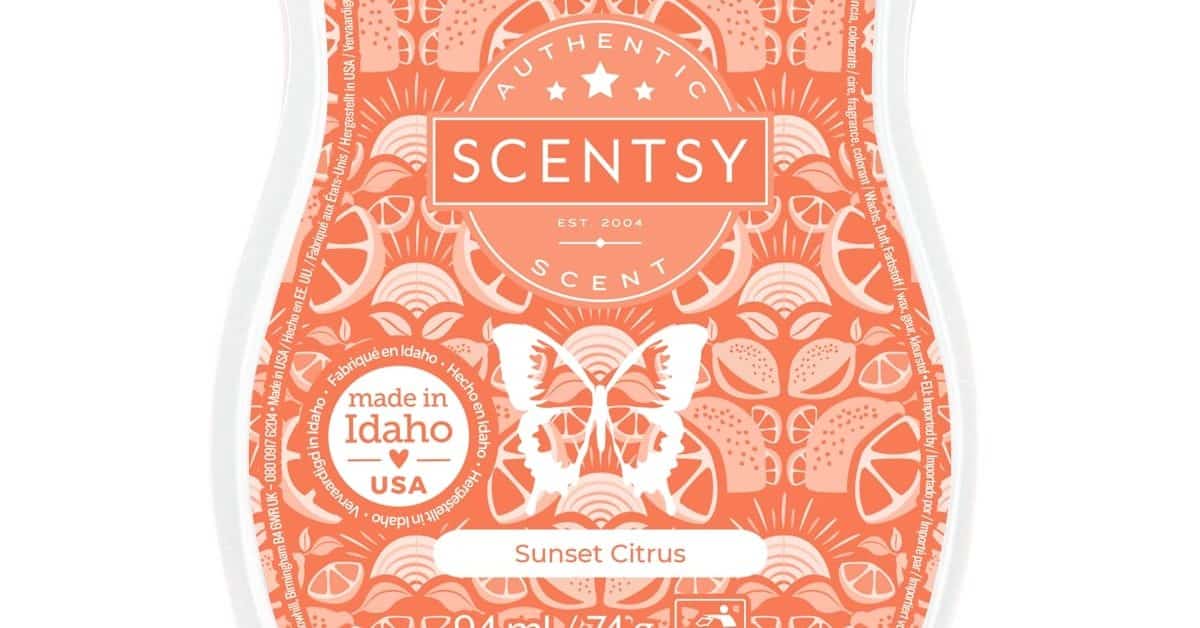 Sunset Citrus Scentsy Bar - The Candle Boutique - Scentsy UK Consultant