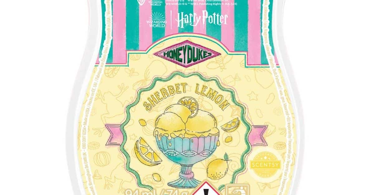 Sherbet Lemon Scentsy Bar - Harry Potter Honeydukes - The Candle ...
