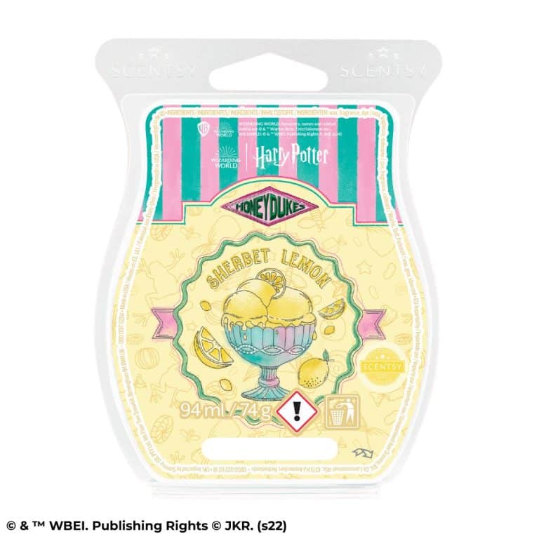 Sherbet Lemon Scentsy Bar Harry Potter Honeydukes The Candle
