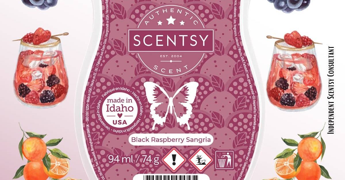 Black Raspberry Sangria Scentsy Bar - The Candle Boutique - Scentsy UK ...