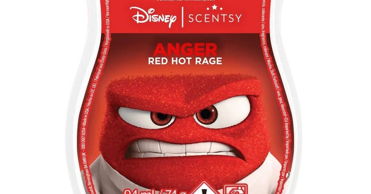 Anger: Red Hot Rage Scentsy Bar - Disney and Pixar Inside Out - The ...