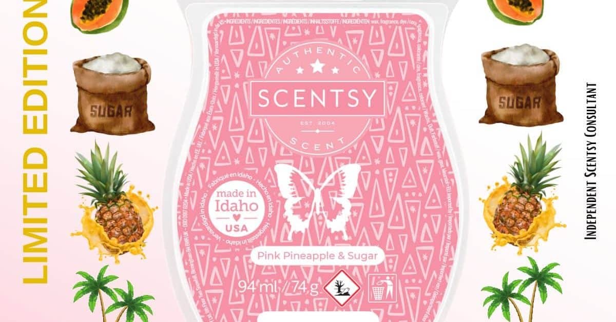 Pink Pineapple & Sugar Scentsy Bar - The Candle Boutique - Scentsy UK ...