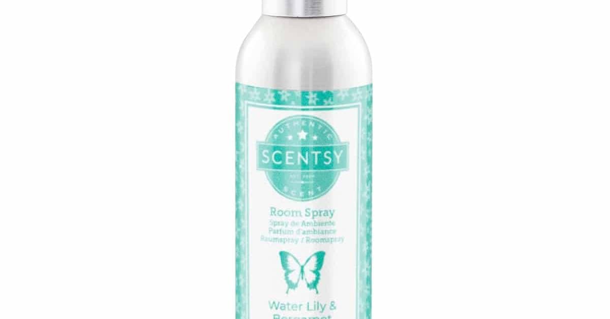 Water Lily & Bergamot Scentsy Room Spray - The Candle Boutique ...