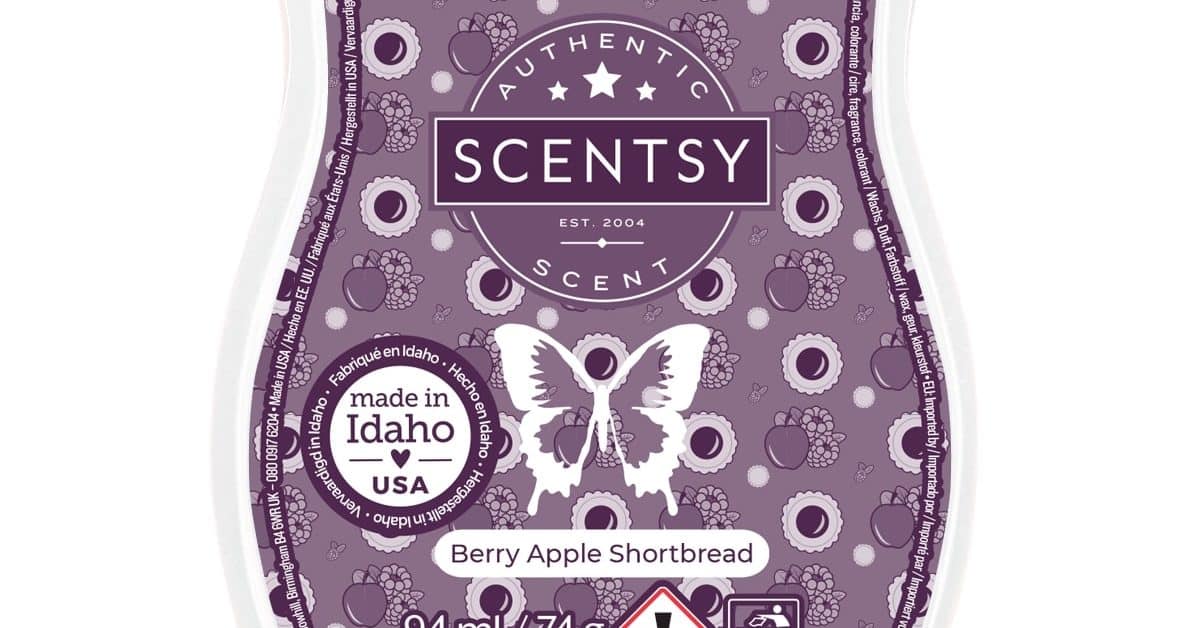 Berry Apple Shortbread Scentsy Bar - The Candle Boutique - Scentsy UK ...