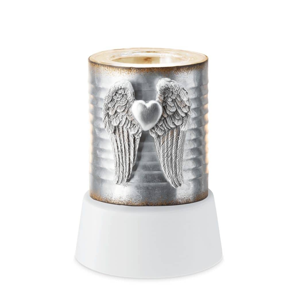 Angel Wings Scentsy Mini Warmer with Tabletop Base - The Candle ...