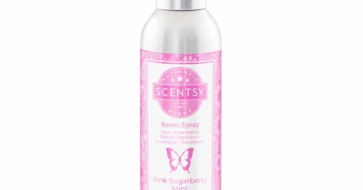 Pink Sugarberry Mint Scentsy Room Spray - The Candle Boutique - Scentsy ...