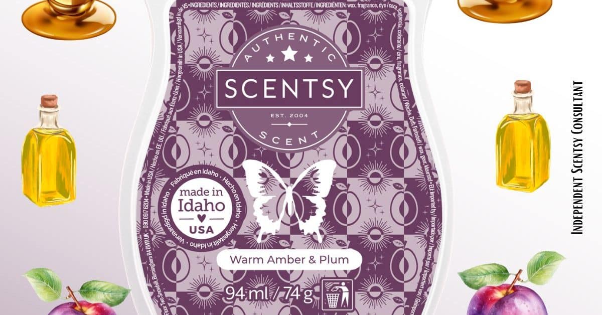 Warm Amber & Plum Scentsy Bar - The Candle Boutique - Scentsy UK Consultant