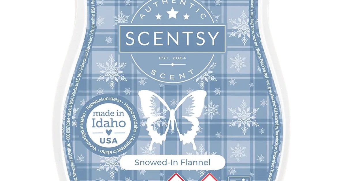 Snowed-In Flannel Scentsy Bar - The Candle Boutique - Scentsy UK Consultant