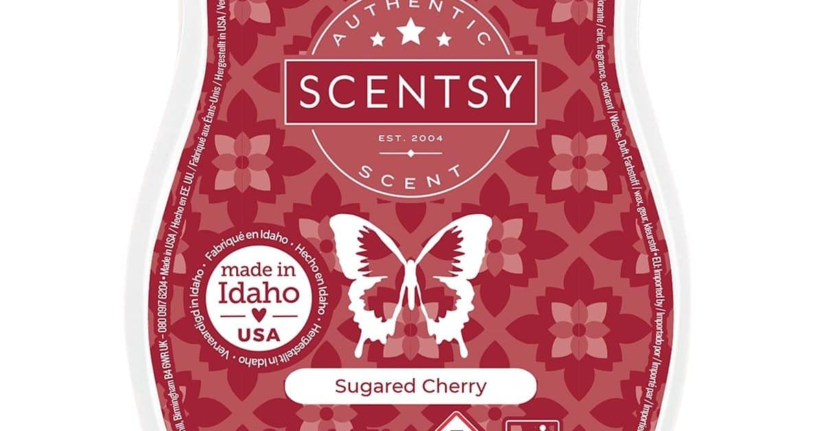 Sugared Cherry Scentsy Bar - The Candle Boutique - Scentsy UK Consultant