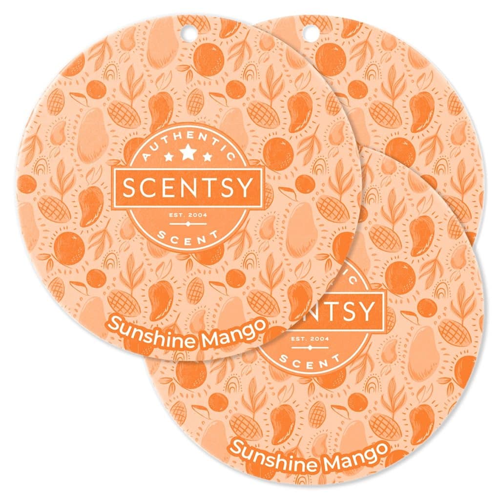 Sunshine Mango Scent Circle 3-pack - The Candle Boutique - Scentsy UK ...