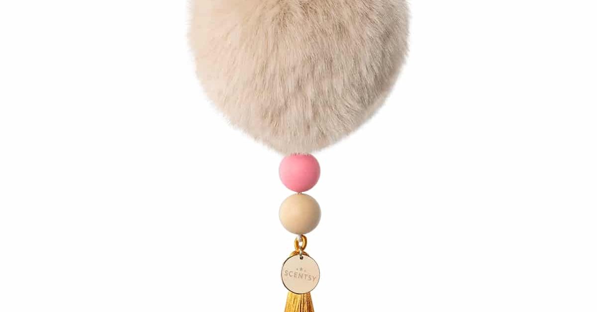 Taupe Heart Scentsy Charm Clip in Vanilla Bean Buttercream - The Candle ...