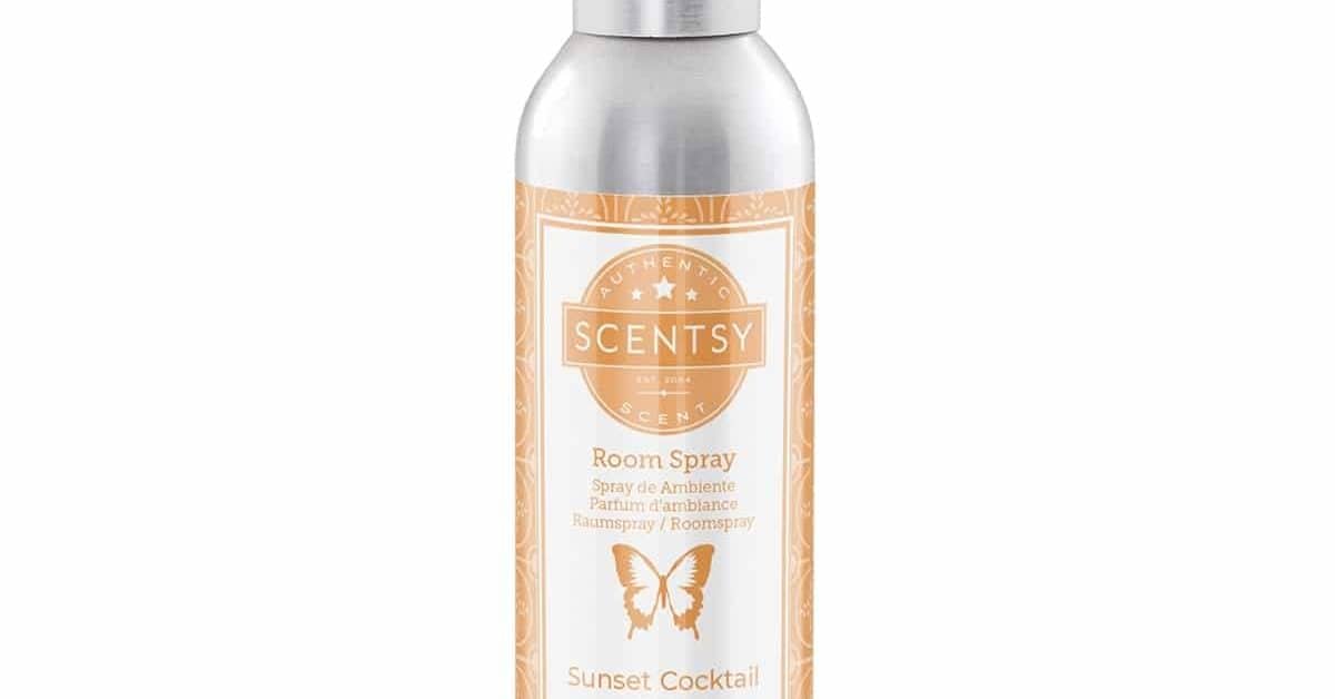 Sunset Cocktail Scentsy Room Spray - The Candle Boutique - Scentsy UK ...