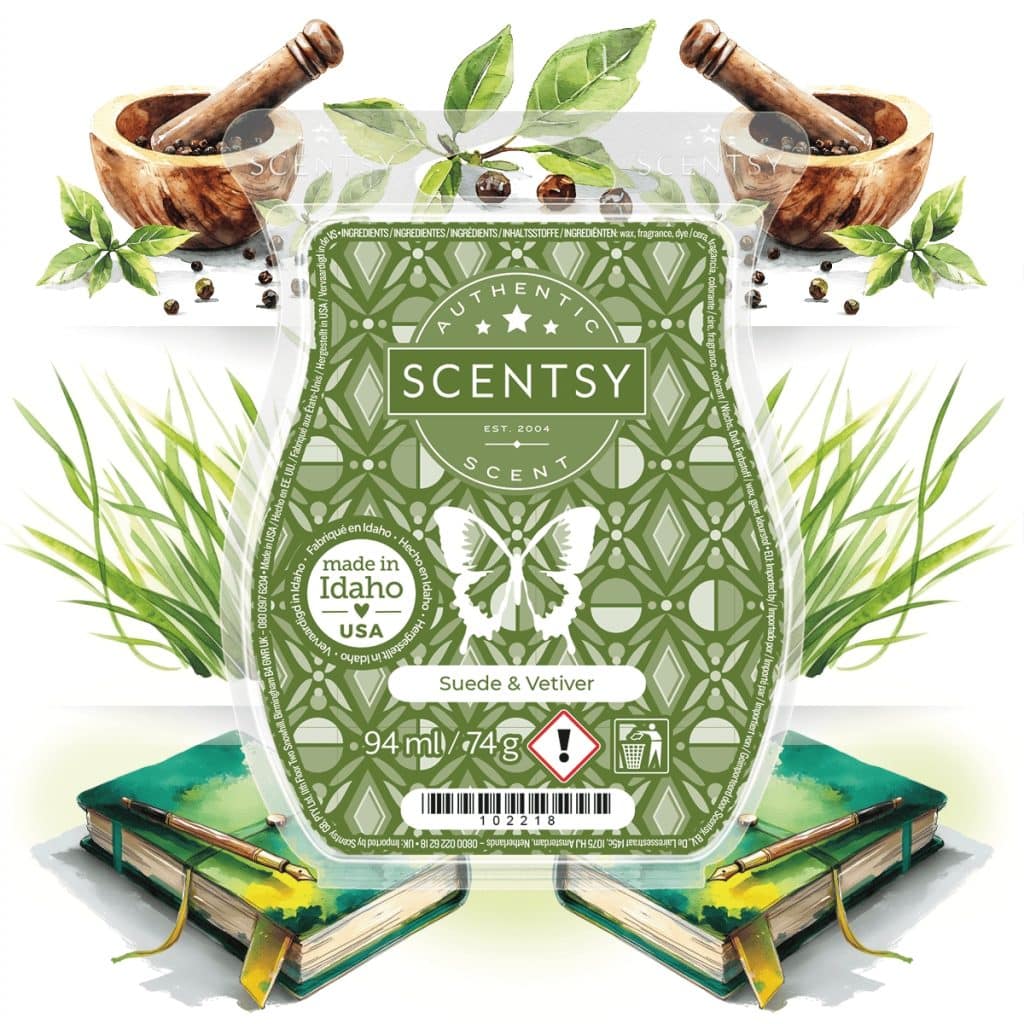 Suede & Vetiver Scentsy Bar (August Scent of the Month) - The Candle ...